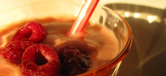 Фантастично смуди со овошје и кафе