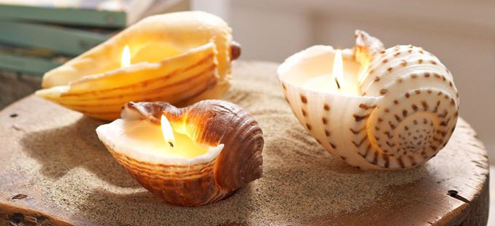 Направете сами: миризлива свеќа во школка