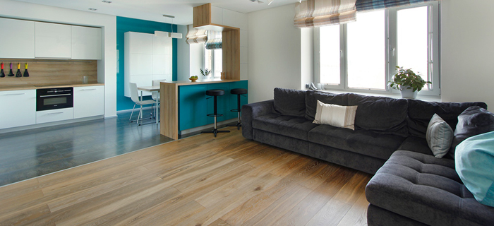 Топол минималистички стан во студената Москва